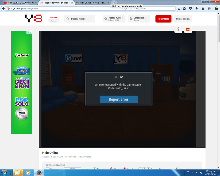Hide Online - Players - Forum - Y8 Games